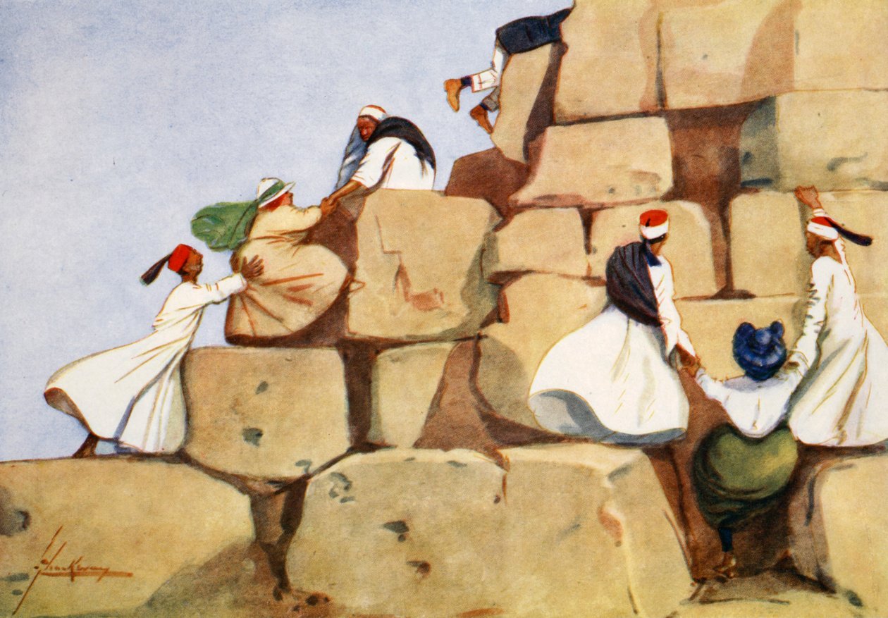 The Climbers, from 'The Light Side of Egypt'
